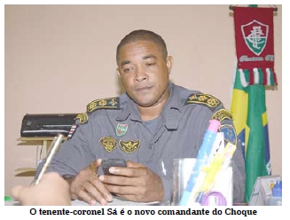 Tenente-coronel Sá assume o Batalhão de Choque da PMMA - John Cutrim